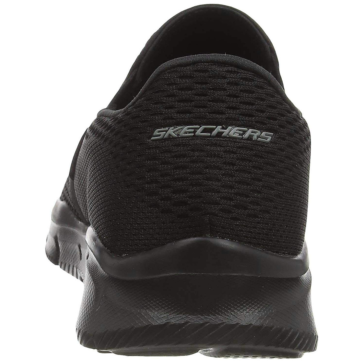 Skechers mens Equalizer Double Play Slip On Loafer, Black, 11.5 Wide US