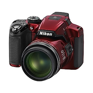 Nikon COOLPIX P510 16.1 MP CMOS Digital Camera with 42x Zoom NIKKOR ED Glass Lens and GPS Record Location (Red)