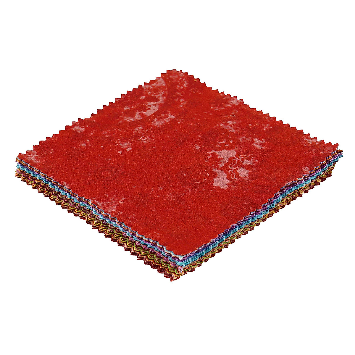 Soimoi Batik Print Precut 5-inch Cotton Fabric Quilting Squares Charm Pack DIY Patchwork Sewing Craft