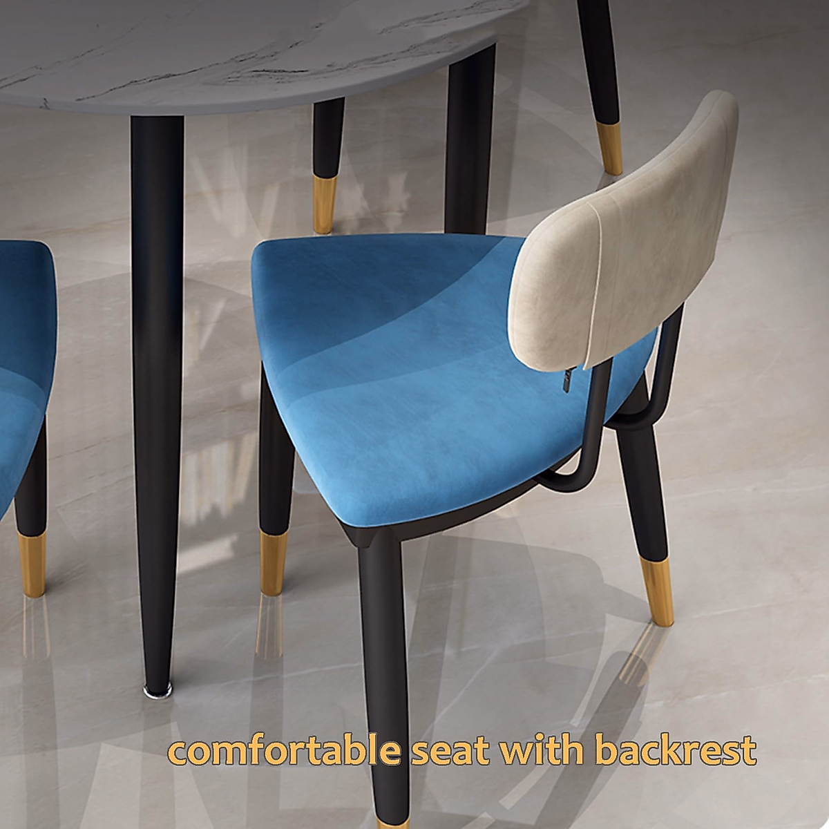 Table and Chair Set Reception Room Conference Table Office Club Lounge 80cm Round Dining Table Nordic 1 Table 4 Chairs Balcony Bedroom Hotel Negotiation Meeting Room Casual Breakfast Nook ( Color : GR