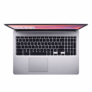 acer Chromebook 315 Laptop, 15.6” FHD Touchscreen Display, 4GB RAM, 64GB eMMC SSD, Intel Celeron N4020 Processor, Wi-Fi, Bluetooth, Webcam, USB-C, Protective Sleeve, Chrome OS, Pure Silver, N19Q3