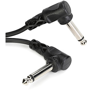 Boss DS-1 Distortion Pedal + Hosa CFS-106 Guitar Pedalboard Patch Cable - Right Angle to Right Angle - 6 inch Value Bund