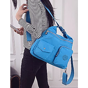 Women's Tote Canvas Retro Bag Clutch Bag Crossbody Shoulder Bag Handbag Solid Color Muti Pocket Shopping Purse