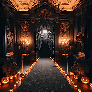 EZLucky Glitter Black Carpet Runner for Party, 2.46X15ft, 200GSM Glitter Non-Woven Fabric, Hollywood Black Carpet for Event, Aisle Runner for Wedding Ceremony, Movie Theme Party Decorations