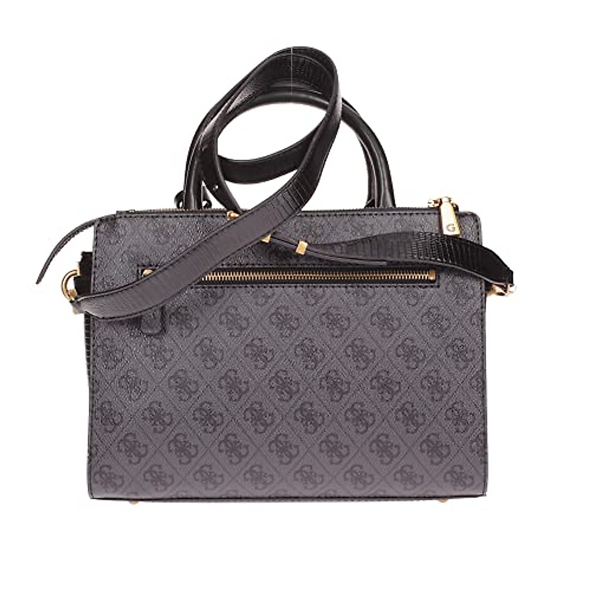 GUESS Ginevra Elite Society Satchel, Coal Logo
