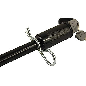 MAXXHAUL 50151 Trailer Hitch Lock Pin Set 5/8 and 1/2 Inch with Locking System Anti-Rattle for 1-1/4" and 2" Class I,II,III,IV,V Hitches - Black Finish