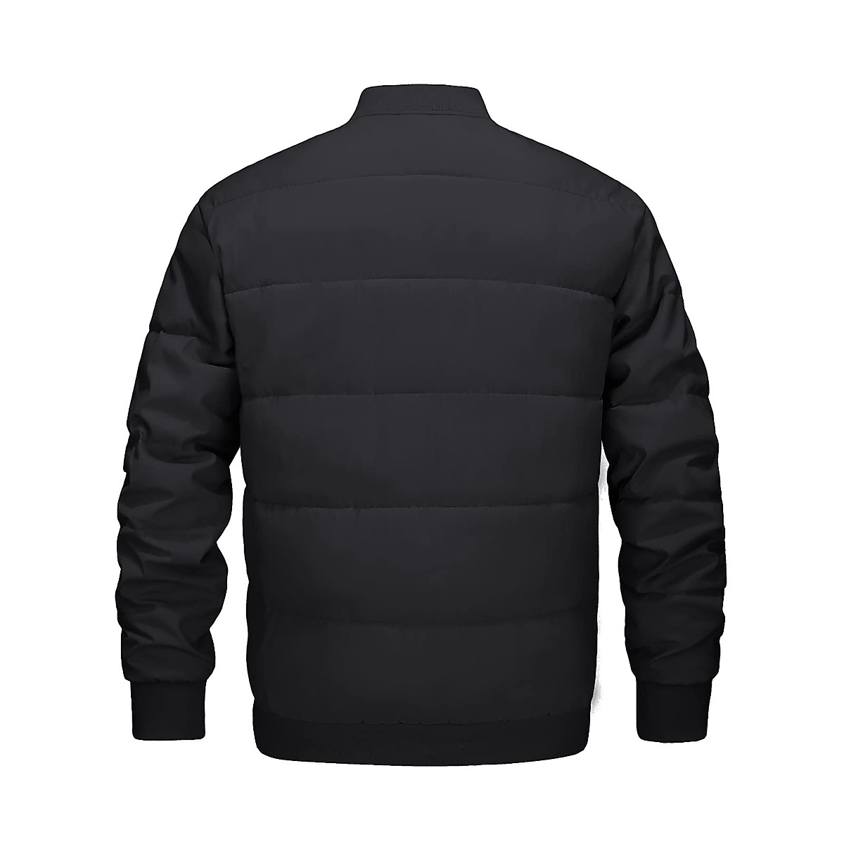 MAGNIVIT Mens Winter Jackets Light Weight Jacket Athletic Jacket Winter Coats Work Jackets Black Bomber Jacket Windbreaker Jacket
