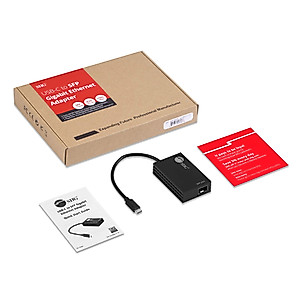 SIIG USB-C to Fiber Optic Adapter, 1000Base-SX/LX Compatible, Full/Half Duplex, Wake-on-LAN, LPM Power Saving