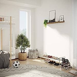 Home Complete Shoe Storage Rack, 2-Tier Organizer for Closet, Bathroom, Entryway