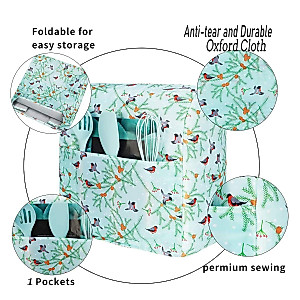 Kitchen Aid Mixer Cover Compatible with 6-8 Quarts Kitchen Aid/Hamilton Stand Mixer/Tilt Head & Bowl Lift Model,Bird Print Mixer Cover Pioneer Woman Kitchen Accessories,Kitchen Aid Mixer Accessories