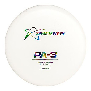 Prodigy Disc 300 Firm PA-3 for Beginners | Straight Flying Disc Golf Putter | Firm Grippy Plastic | Great for Putting & Disc Golf Approach | Beaded Rim Disc Golf Putter | 170-174g | Colors May Vary
