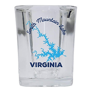 Smith Mountain Lake Virginia Square Shot Glass