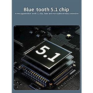 Awker A30 True Wireless Earbuds in Ear Bluetooth Earphones Headphones, Touch Control with Charging Case, Built in Mic, Waterproof, TWS HiFi Stereo for Sport (White)