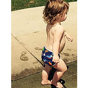 storeofbaby Water Diapers Reusable for Baby Boys Soft Dinosaur Swim Underwear