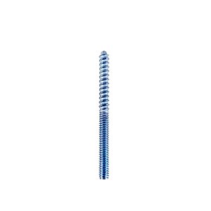 Hanger Bolts 1/4-20 X 3" - Zinc Plated Steel Hanger Bolts - Dowel Screw Double Ended Threaded Bolts Woodworking Furniture Connector Hanger Bolt Furniture Hanger Bolts (20)