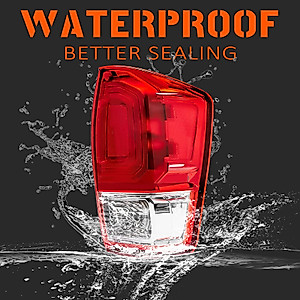 Tail Light Replacement Halogen Rear Lamp Fit For 2016-2023 Toyota Tacoma SR/SR5/Limited Left Driver Side without Bulbs