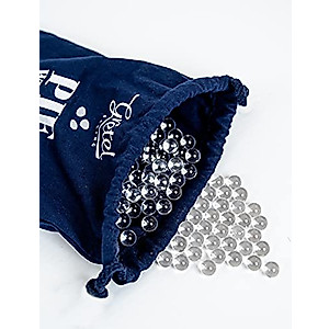 Glass Pie Weights for Baking | Better Than Ceramic! Dust Free Borosilicate Glass | Extra Large Quantity 2.5 Pounds | Drawstring Storage Bag | Essential baking tools