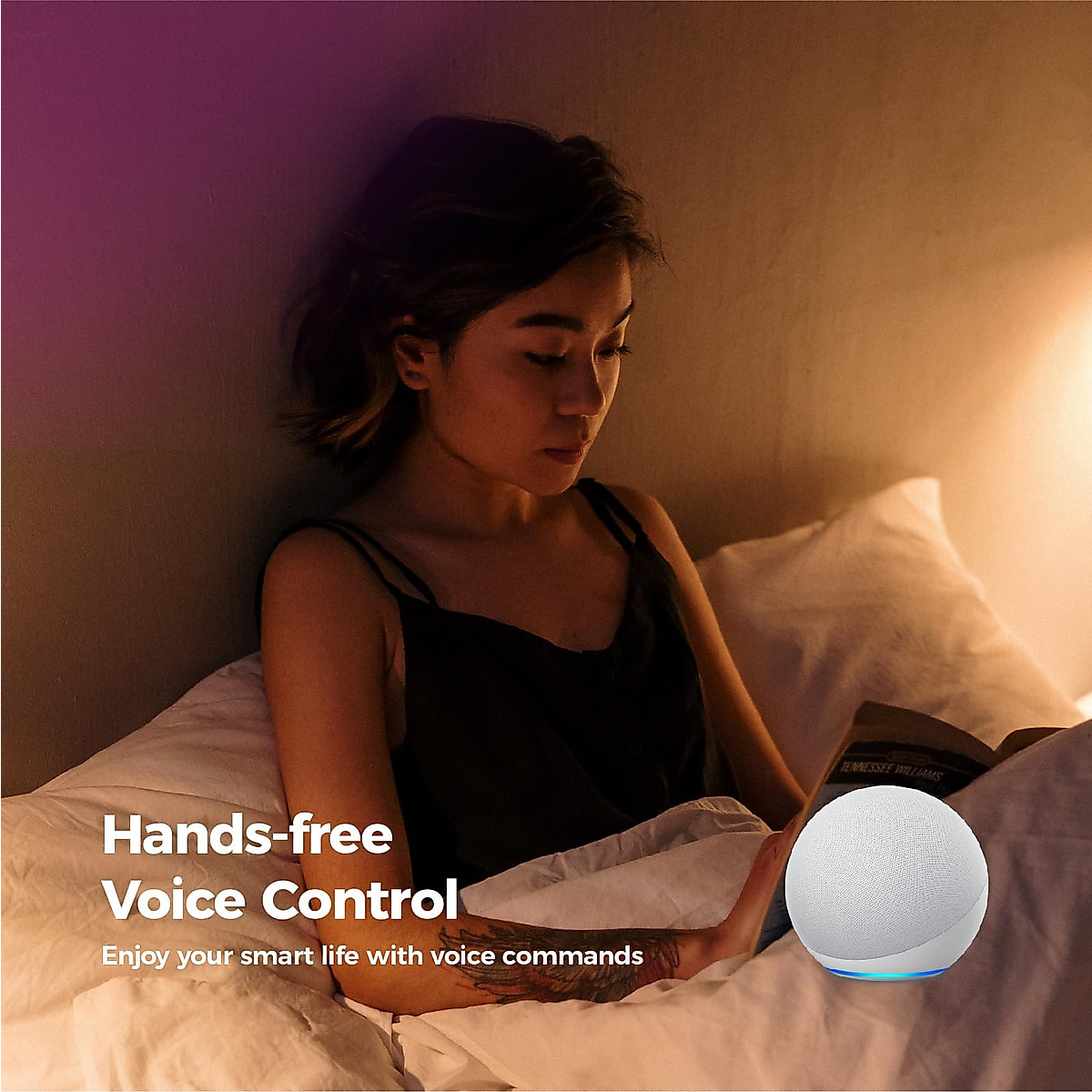 Smart Candelabra LED Bulbs, E12 Smart Bulbs Compatible with Alexa/Google Home, 6W (60W Equivalent) 600LM, Smart Chandelier Light Bulbs, No Hub Required, 2.4GHz WiFi Only, 4 Pack