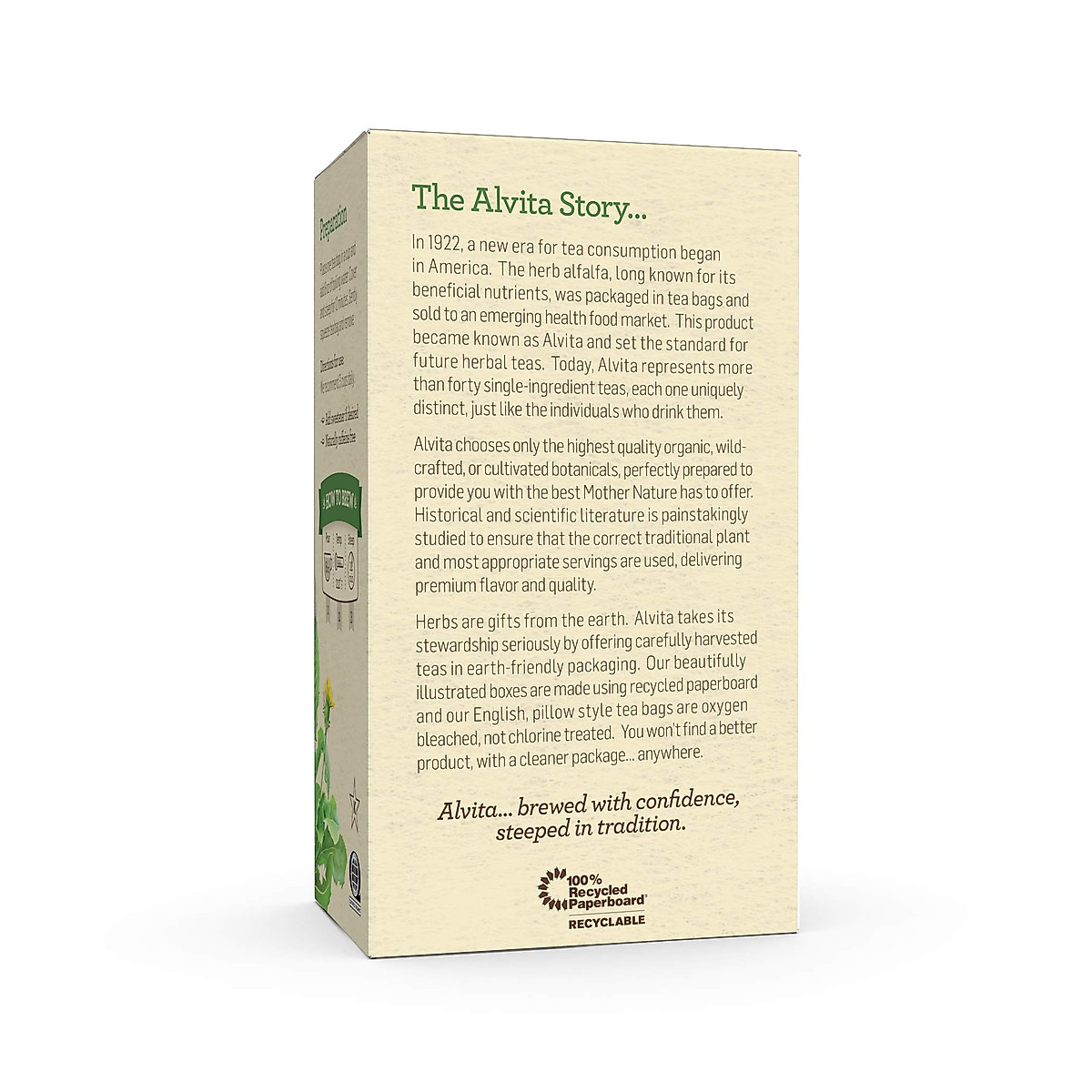 Alvita Organic Hibiscus Herbal Tea - Made with Premium Quality Organic Hibiscus Calyces, with Refreshing Tart Flavor and Floral Aroma, 24 Tea Bags