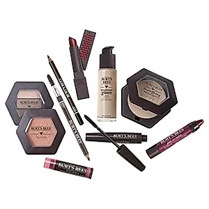 Burts Bees 100% Natural Glossy Lipstick, Nude Mist - 1 Tube