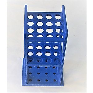 Stand for Glass Thermometers, Small Lab Rack, Hole Diameter 9 mm (4x4 16 Holes)