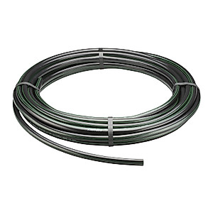 Rain Bird T63-050 Drip Irrigation 1/2" (0.634" OD) Blank Distribution Tubing, 50' Roll, Black