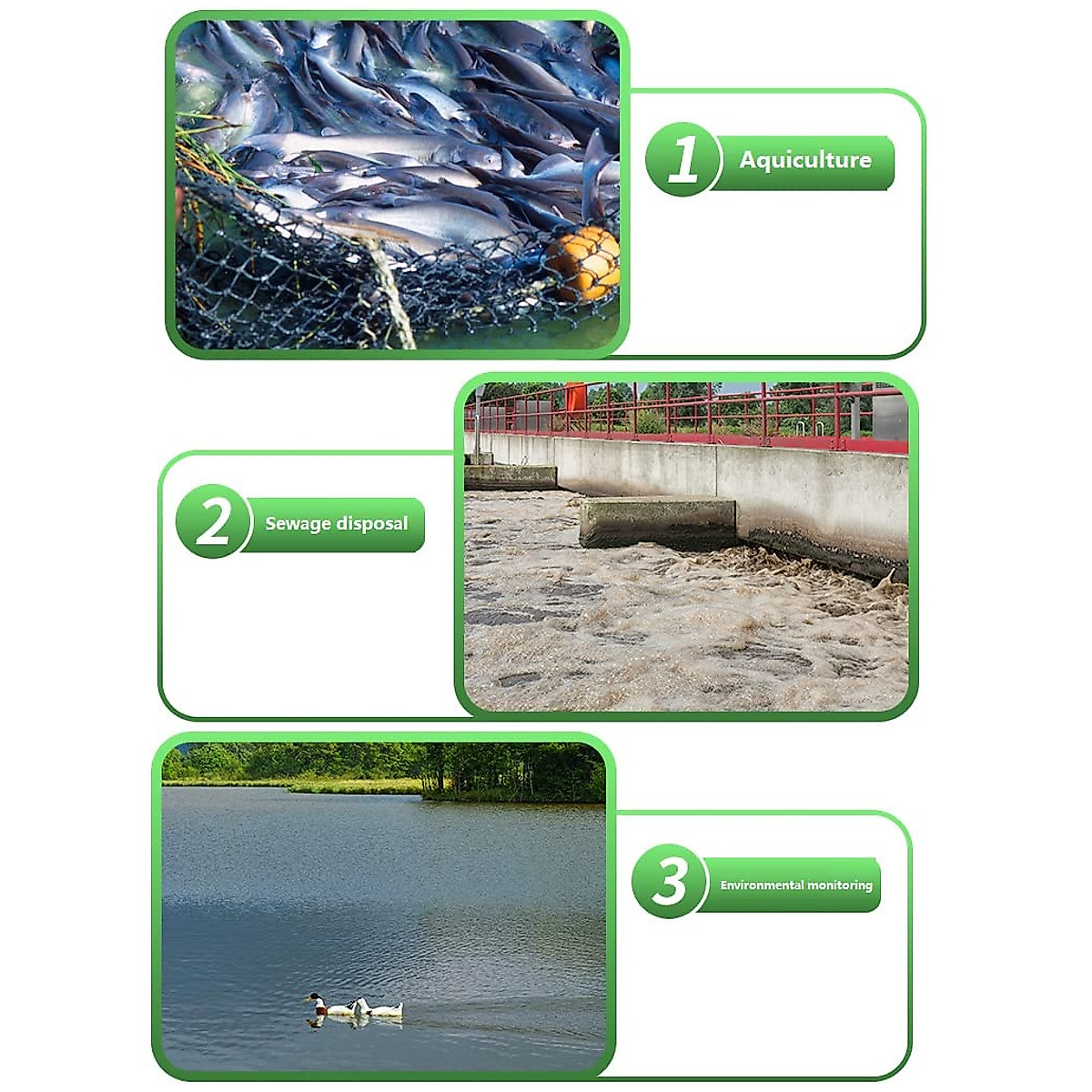 Portable Dissolved Oxygen Meter，Upgrade Temperature, Salinity and Altitude Triple Compensation，Handheld Water Quality Monitor