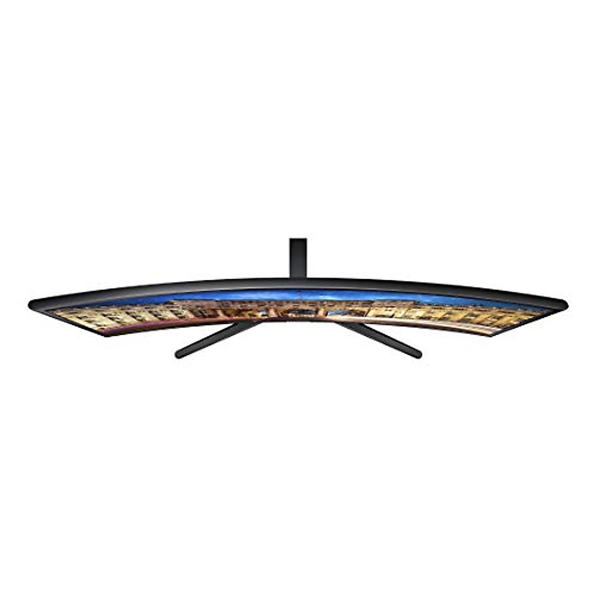 SAMSUNG 23.5” CF396 Curved Computer Monitor, AMD FreeSync for Advanced Gaming, 4ms Response Time, Wide Viewing Angle, Ultra Slim Design, LC24F396FHNXZA, Black