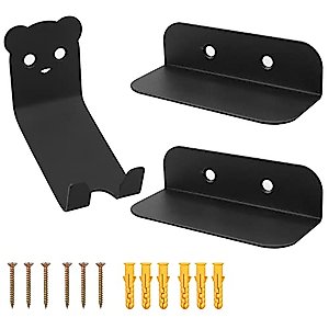 EYPINS Bike Wall Mount Set,Bicycle Storage Rack,Indoor Bike Storage,1Set Bike Hanger Bicycle Wall Mounts,Cycling Pedal Storage Stand,Horizontal Wall Mount Bike Rack