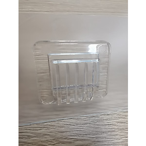 JiePai Adhesive Hooks Sticker,Adhesive Wall Hooks, Adhesive Sticker for Banthroom Shower Holder Shelf Corner Shower Caddy (Transparent)