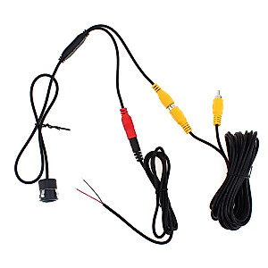 ePathChina 1/4 Inch CCD Flush Mount Backup Rear View Camera 170 Degree Viewing Angle Universal Waterproof HD Parking Backup Reverse Camera