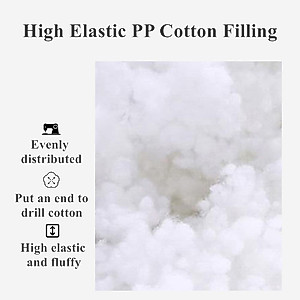 WUYU Chair Cushion Seat Cushion for Office Backrest Chair Plush Desk Seat Linen Fabric Relax Lazy Buttocks (Blue,15.7x18.8in)