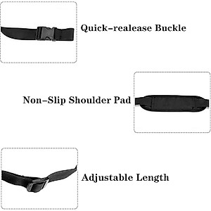 MOPHOEXII 2 Pack Scooter Strap，Adjustable Kick Scooter Straps and Extra-Thick Anti-Slip Shoulder, Kick Scooter Carrying Strap for Beach Chair, Balance Bikes,Kids Bike,Foldable Bikes,Ski Board