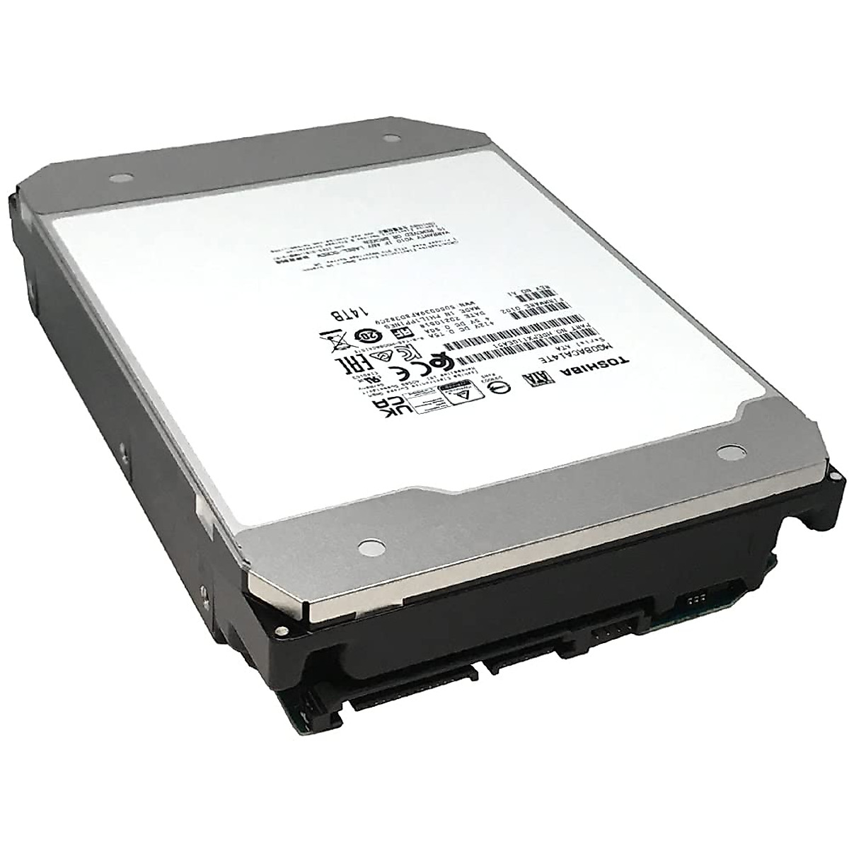 Toshiba MG Series Enterprise 14TB 256MB Cache 7200RPM SATA 6.0Gb/s 3.5" Internal Enterprise Hard Drive (MG08ACA14TE)
