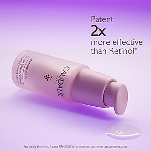 Caudalie Resveratrol-Lift Instant Firming Serum: Oil-Free Anti-Aging Serum with Resveratrol, Hyaluronic Acid & Vegan Collagen Alternative (Set)