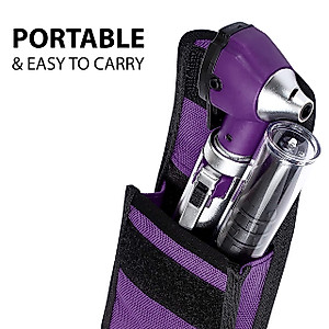 Surgicalonline Otoscope - Ear Scope with Light, Ear Infection Detector, Pocket Size, in 10+ Colors! (Purple)