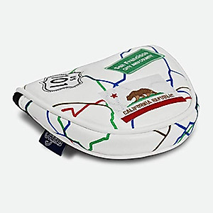 PRG Originals Route 66 Mallet Putter Cover (White)