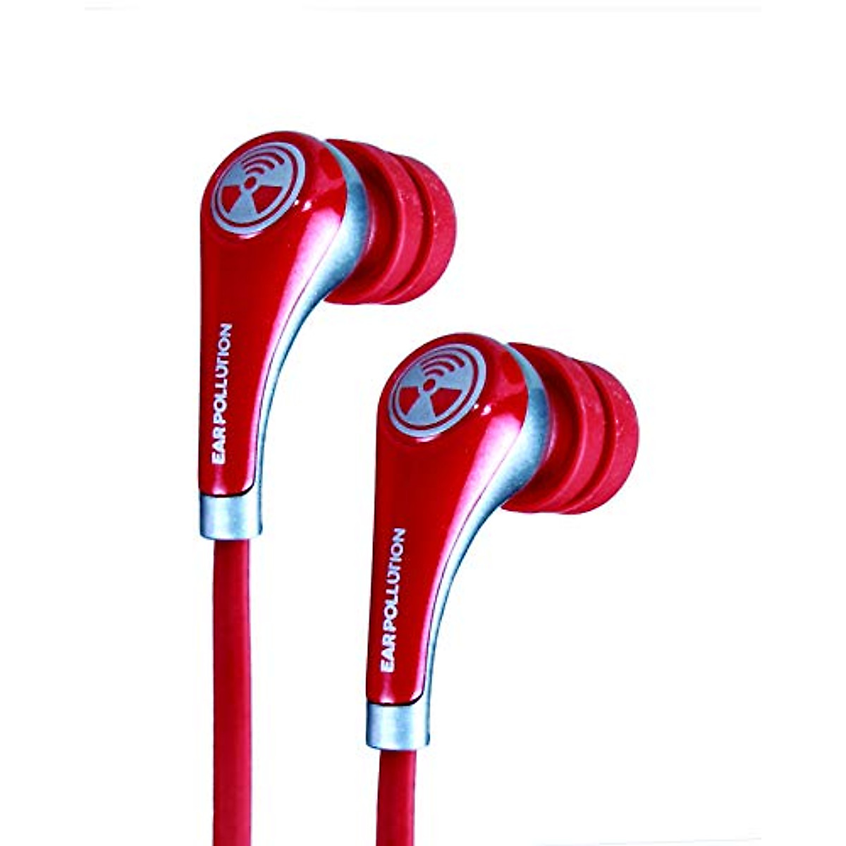 iFrogz IFPZMB-RD0 Ear Pollution Plugz, Earbuds for Mobile Devices, Red
