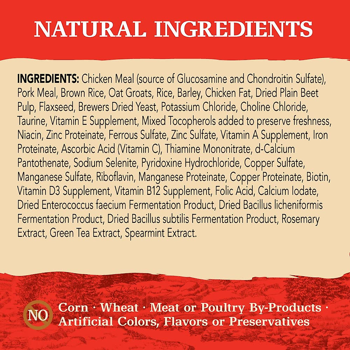 Eagle Pack Natural Dry Large Breed Dog Food, Chicken & Pork, 30-Pound Bag