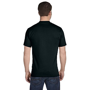 Hanes 6.1 oz. Beefy-T Tall, LT, BLACK