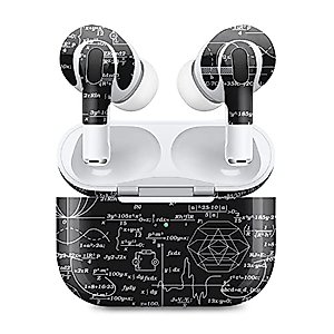 MightySkins (2 Pack) Skins Compatible with Apple AirPods Pro 2 - Mathematical | Protective, Durable, and Unique Vinyl Decal wrap Cover | Easy to Apply, Remove, and Change Styles | Made in The USA