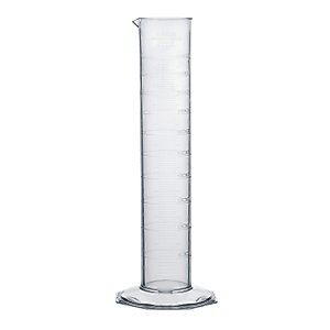 EISCO Graduated Cylinder, 1000mL - Class A Tolerance - Octagonal Base - TPX Plastic - Industrial Quality, Autoclavable