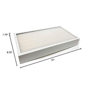 Nispira F1 Air Purifier Replacement Filter for Filtrete Air Purifier C01 T02 FAP-C01-F1, FAP-T02-F1, FAP-C01BA-G1, FAP-T02WA-G1. True HEPA Part FAPF-F1-A, 4 Pack