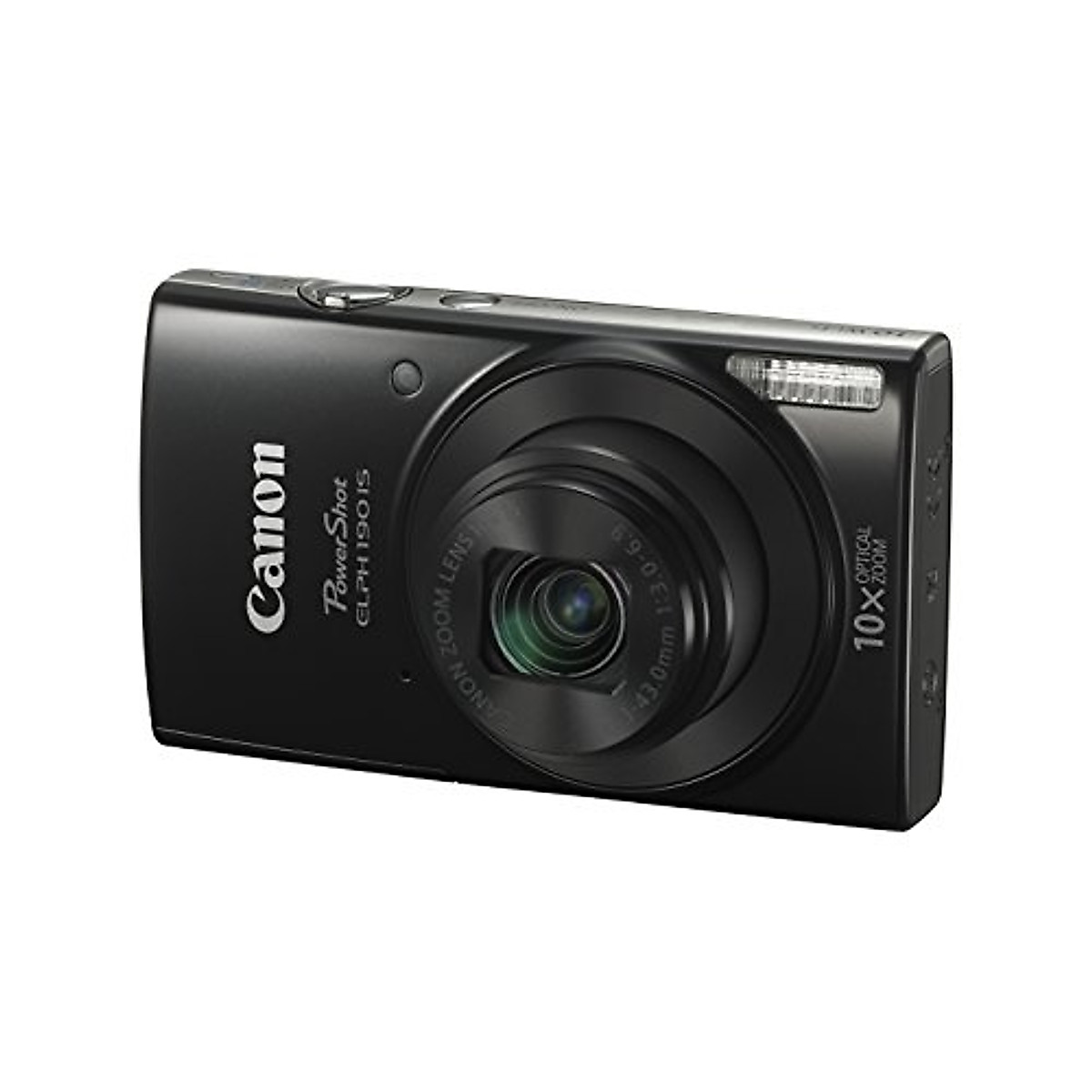 Canon Cameras US 1084C001 Canon PowerShot ELPH 190 Digital Camera w/ 10x Optical Zoom and Image Stabilization - Wi-Fi & NFC Enabled (Black)