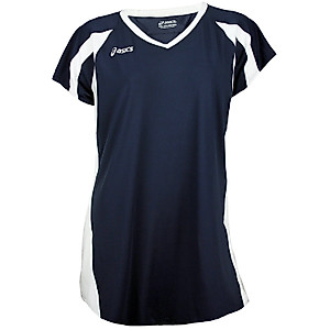 ASICS Women's Domain Jersey (Medium, Navy/White)