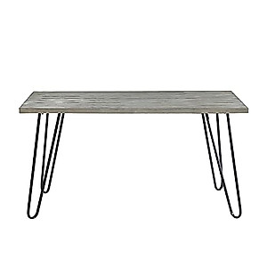 Lexicon Elyse Dining Table, Gray/Black