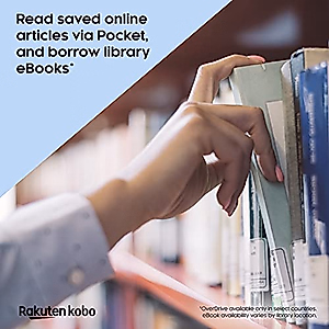 Kobo Libra 2 | eReader | 7” Glare Free Touchscreen | Waterproof | Adjustable Brightness and Color Temperature | Blue Light Reduction | eBooks | WiFi | 32GB of Storage | Carta E Ink Technology | Black