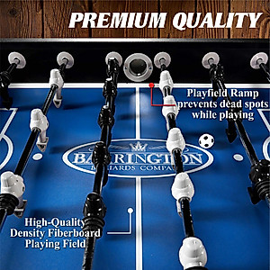 Soccer Foosball Table and Balls Set for Adults, Kids - Arcade Football Game Room Furniture 54 in