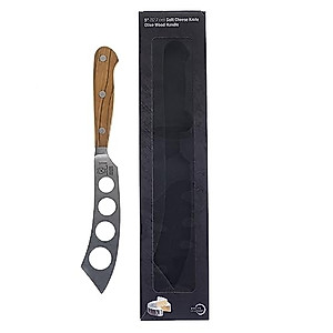 Mercer Culinary Renaissance Olive Wood Soft Cheese Knife, 5-Inch
