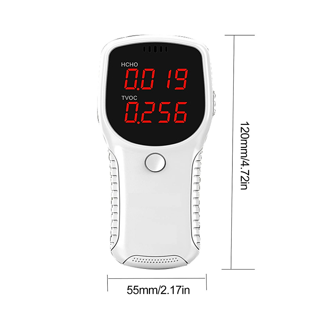 Formaldehyde Humidity Meter, 22mm HCHO TVOC Digital Meter,Air Detector, Air Moniter Controller, Indoor Air Pollution Detector for Home, Office